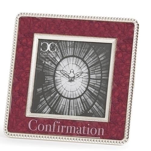 Roman - 6"H Confirmation Frame Square 4X4 Caroline Collection – The ...
